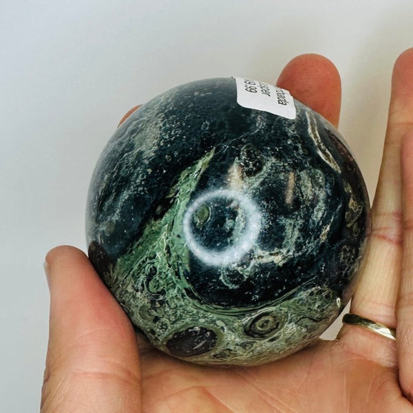 Genuine Kambada Jasper Gemstone Crystal Sphere 334 grams | 6cm - Ai Ne ...