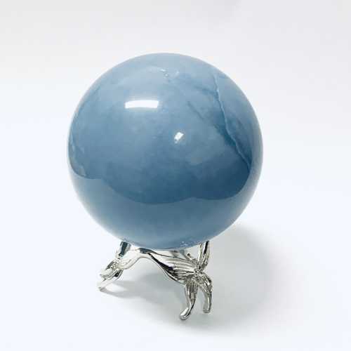 Authentic High-Quality Blue Angelite Crystal Sphere 6cm | Embrace ...