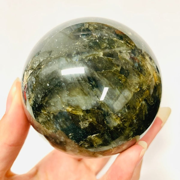 Labradorite Crystal Sphere 6.5cm - Ai Ne crystal