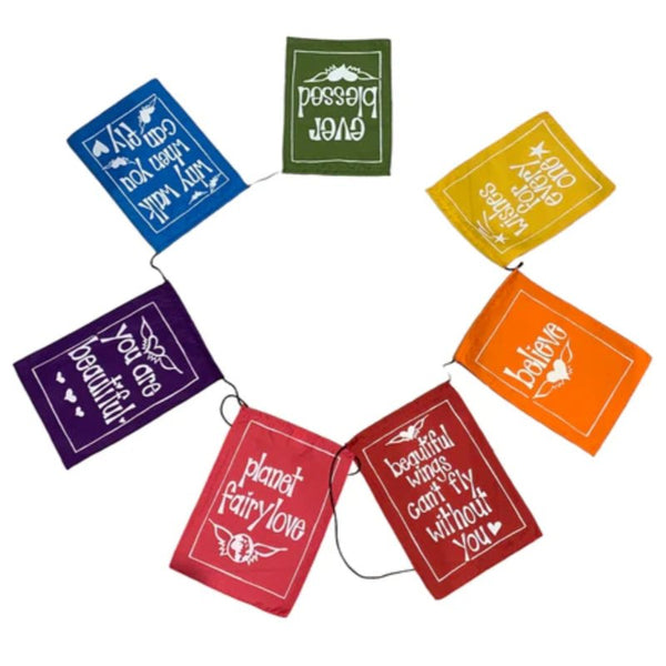 SALE! Rainbow Positive Affirmations Hanging Flag Banner Bunting ...